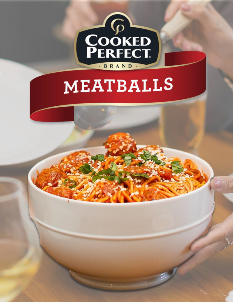 Cooked Perfect® Meatballs | Premium Frozen Meals
