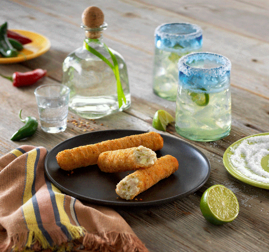 Spicy Tequila Lime Chicken RollerBites® 2.9 oz, 24pc - Home Market Foods